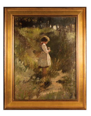 Child Picking Flowers – Pamplin Collection