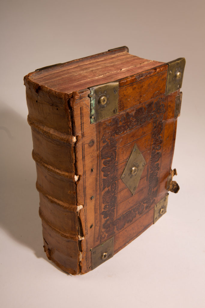 A page of rare Bibles – Pamplin Collection