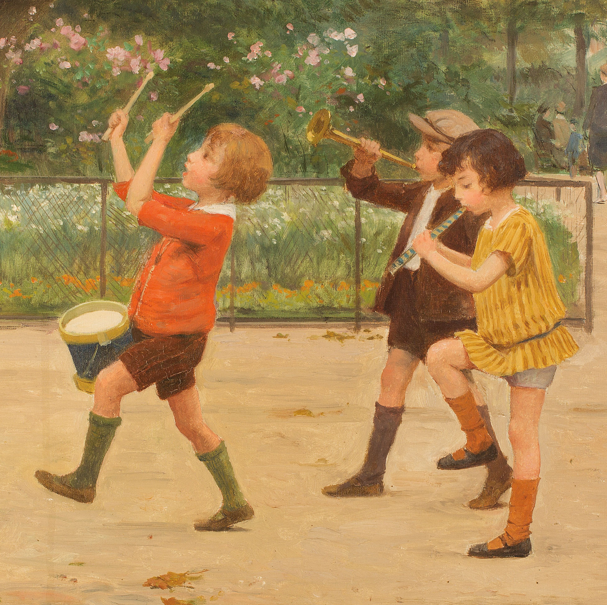 Boys Playing Music – Pamplin Collection